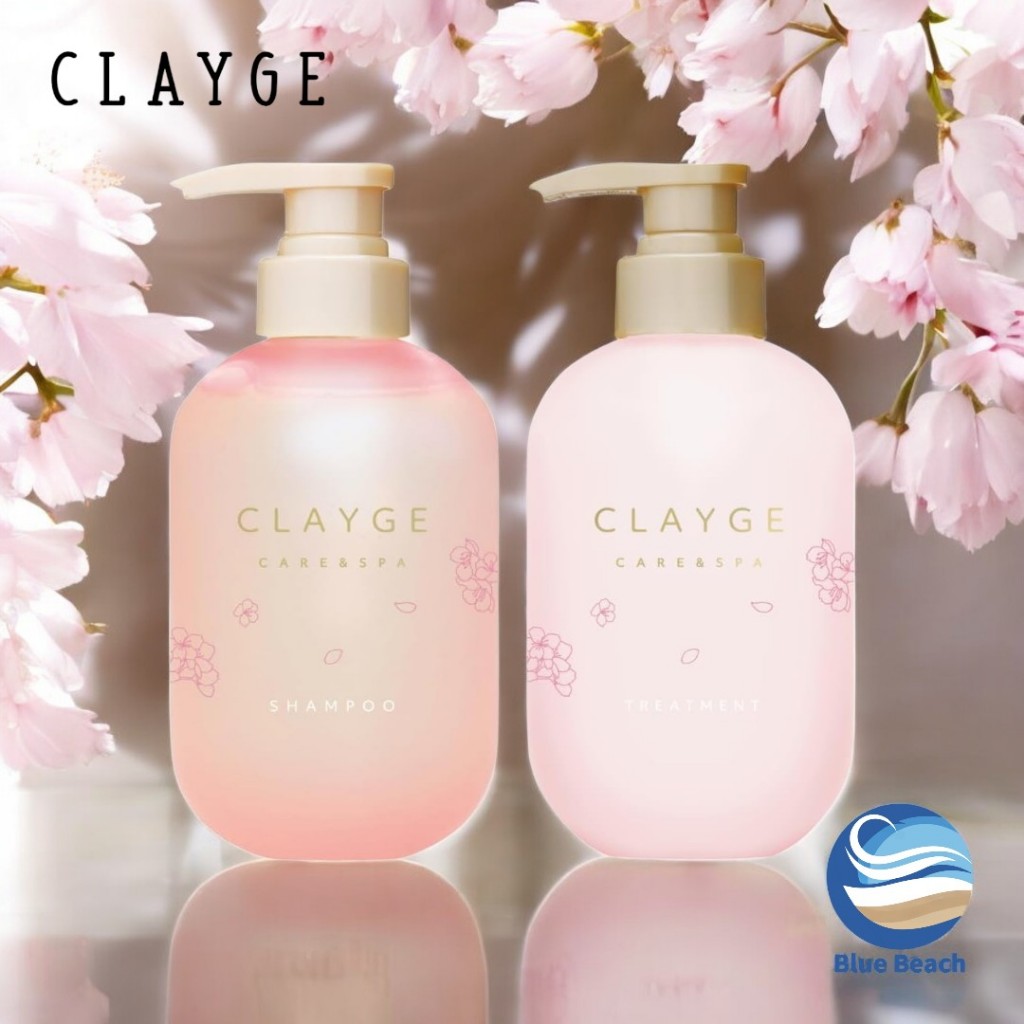 CLAYGE Cherry Blossom Special / Clay-based Moisture Hair Care Set | Shopee Malaysia