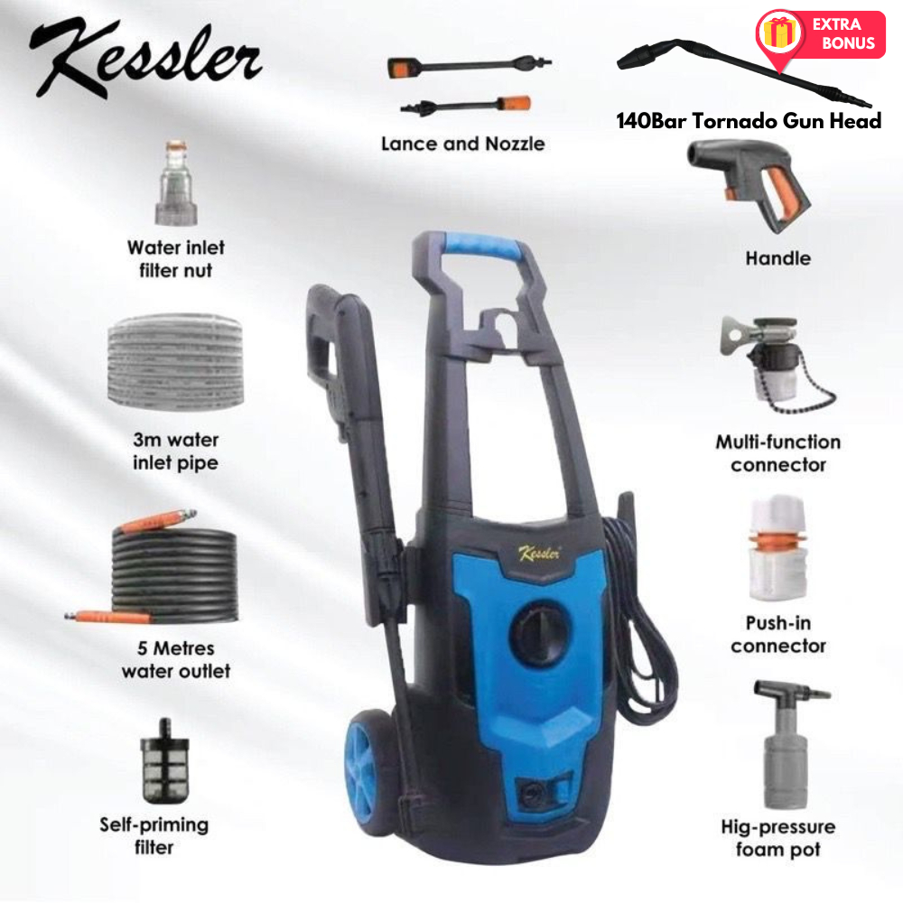 Kessler K-3883 High Pressure Water Jet Cleaner Car Washer Mesin Cuci ...