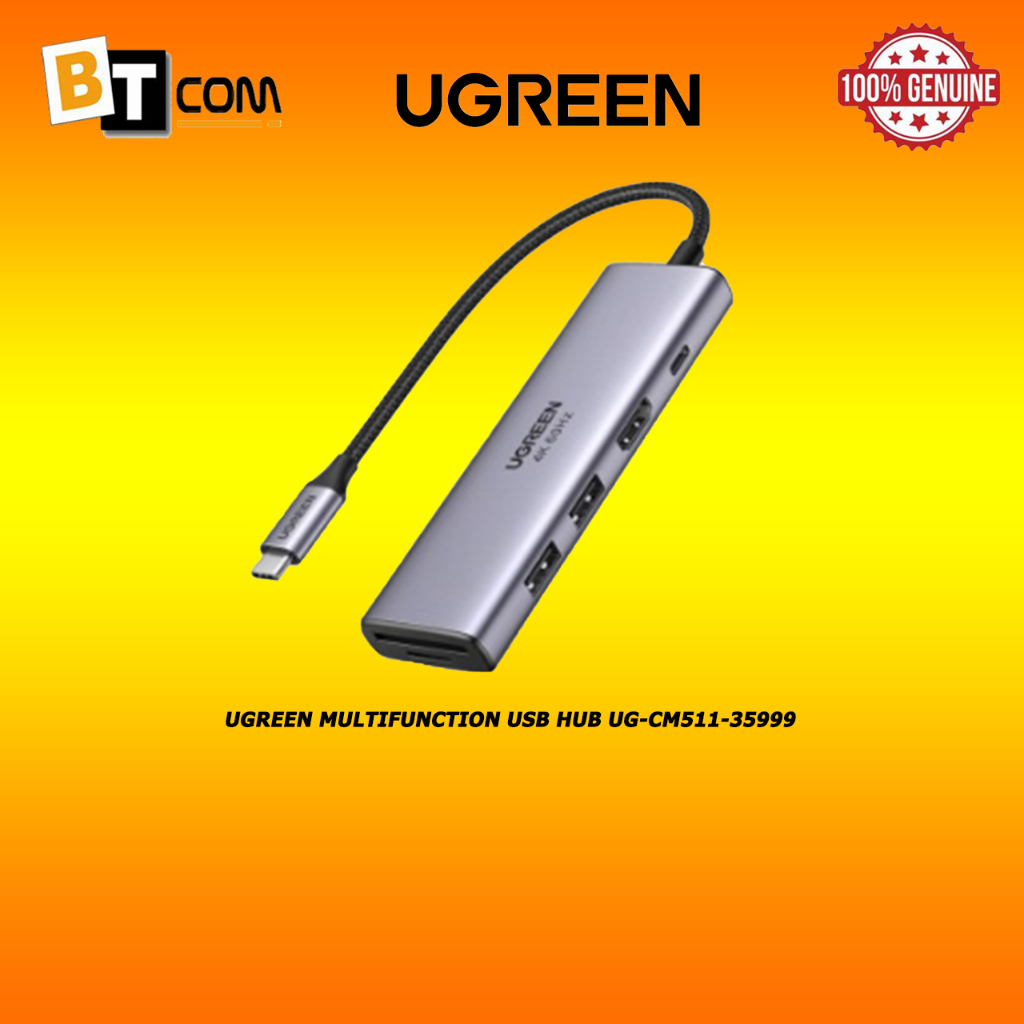 UGREEN USB-C TO MULTIFUNCTION USB HUB UG-CM511-35999 | Shopee Malaysia