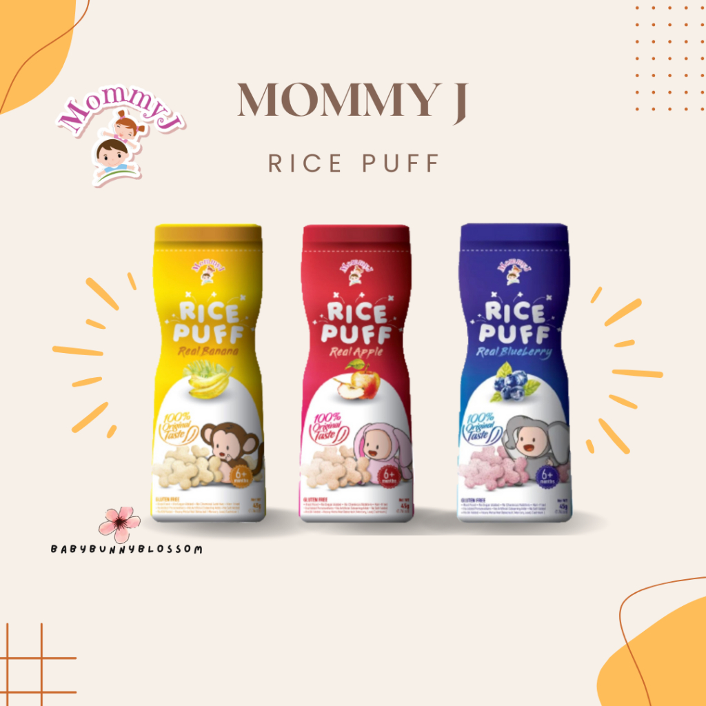 [READY STOCK] Mommy J Rice Puff (50g) (6m+) | Shopee Malaysia