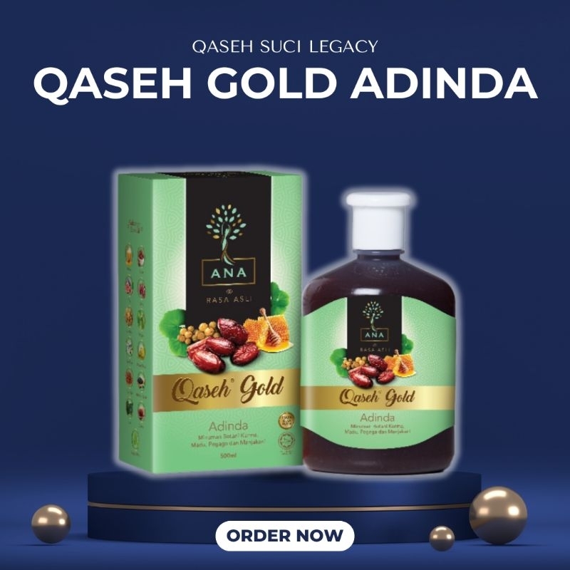 Qaseh Gold Adinda 500ml | Sembelit | Milkbooster | Energy Booster ...