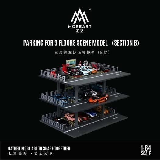 MORE ART 1/64 DIORAMA 3 LAYER CAR PARK VER. B | Shopee Malaysia