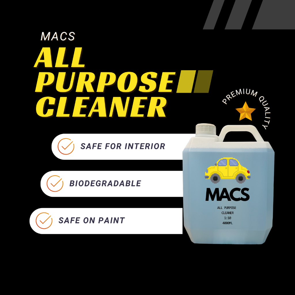 MACS All Purpose Cleaner / Interior Cleaner (4L) | Shopee Malaysia