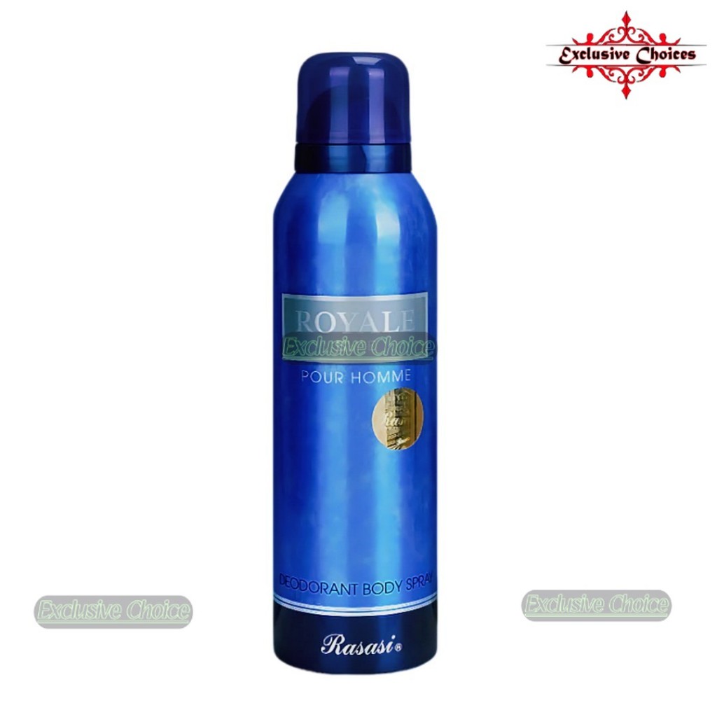 Rasasi ROYALE BLUE Luxury Deodorant Body Spray | Shopee Malaysia