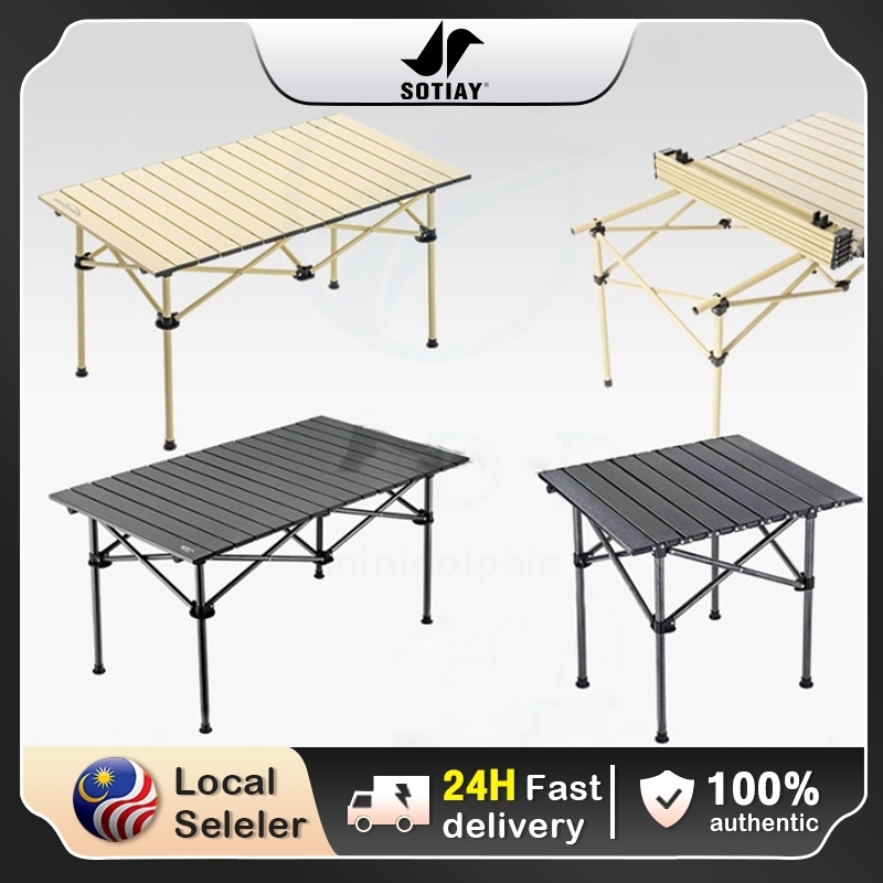【Fast delivery】Foldable Camping Table Portable Folding Meja Outdoor ...
