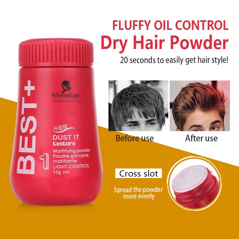 Styling Powder Oil Control Hair Powder Hair Root Fluffy Matte Texture ...