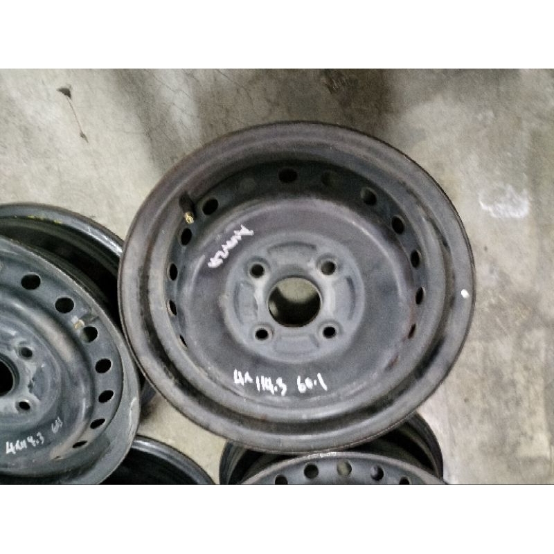 USED RIM BESI 14 INCH TOYOTA AVANZA MODEL RM60 1PC RIM HARGA 4X114.3PCD ...