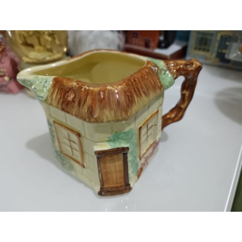 Vintage KEELE STREET POTTERY Cottage Ware Creamer Sugar Made in England ...