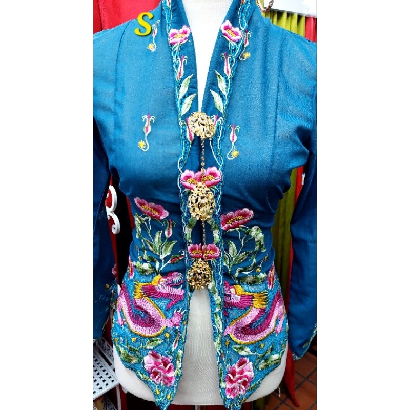 Kebaya Sulam Nyonya Embroidery Oriiginal Traditional Hand Made(S ...