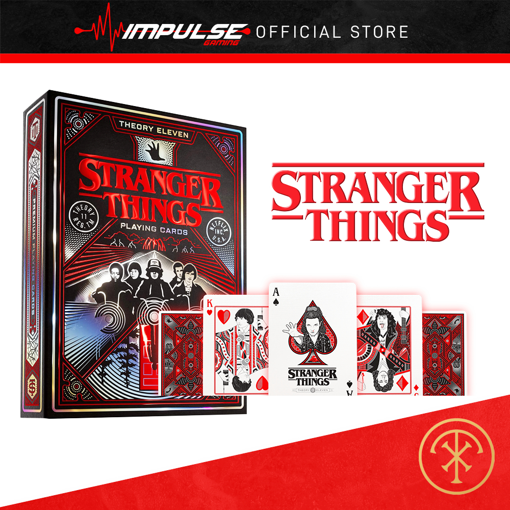 Theory11 Premium Poker Playing Cards - Stranger Things Card Deck / Box ...