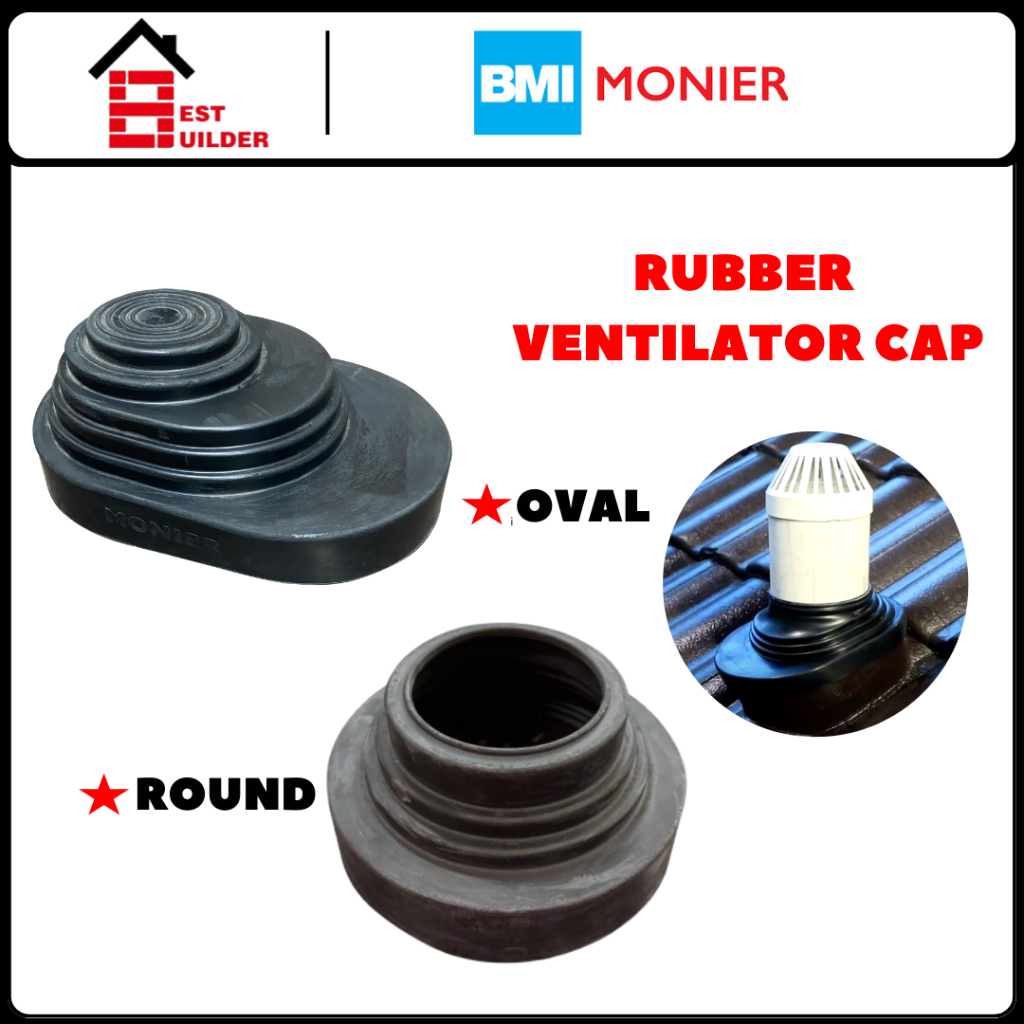 MONIER Rubber Ventilation Cap Round Shape Oval Shape Rubber Sleeves V ...