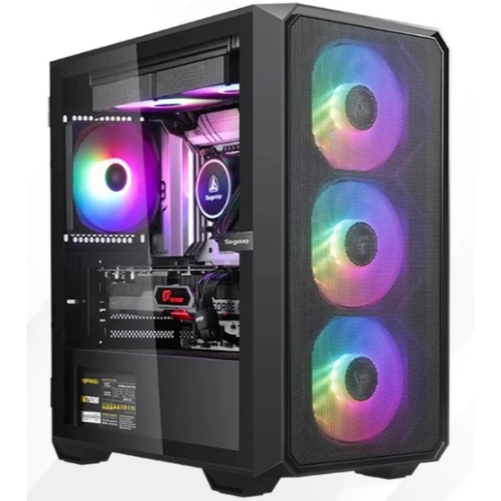 # Segotep Alpha - mATX T.G PC Case With 4 x 120mm ARGB Fans Pre ...