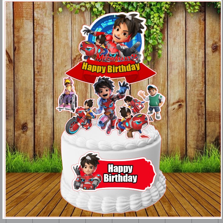 MECHAMATO CAKE TOPPER 006 | Shopee Malaysia