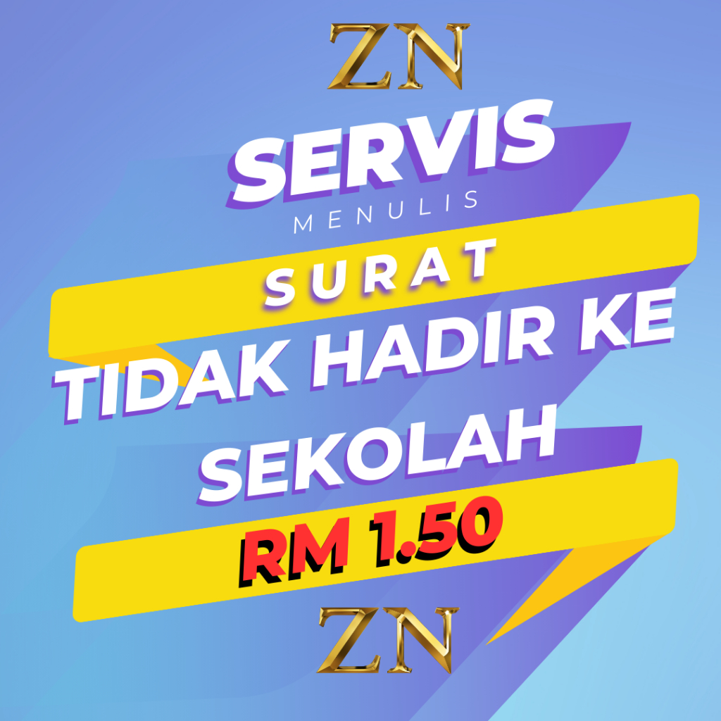 Servis Buat Surat Tidak Dapat Hadir Sekolah (Bukan MC) trusted | Shopee ...