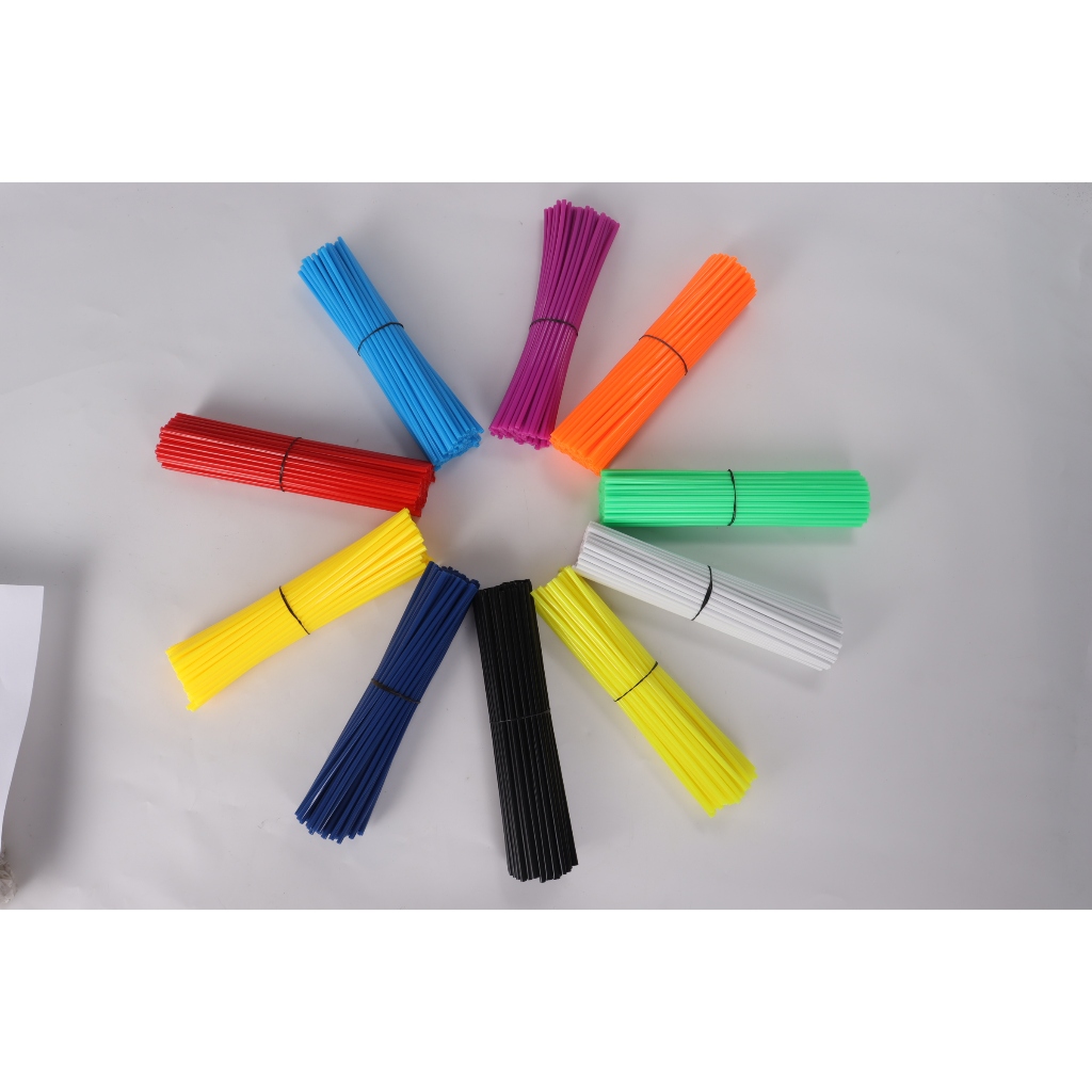 Wheel Spoke Protector Motocross Rims Skins Covers Motorcycle Guard ...