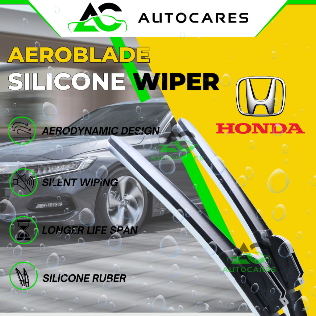 Aeroblade Wiper Honda Car Wiper Kereta Original Japan Silicone Wiper