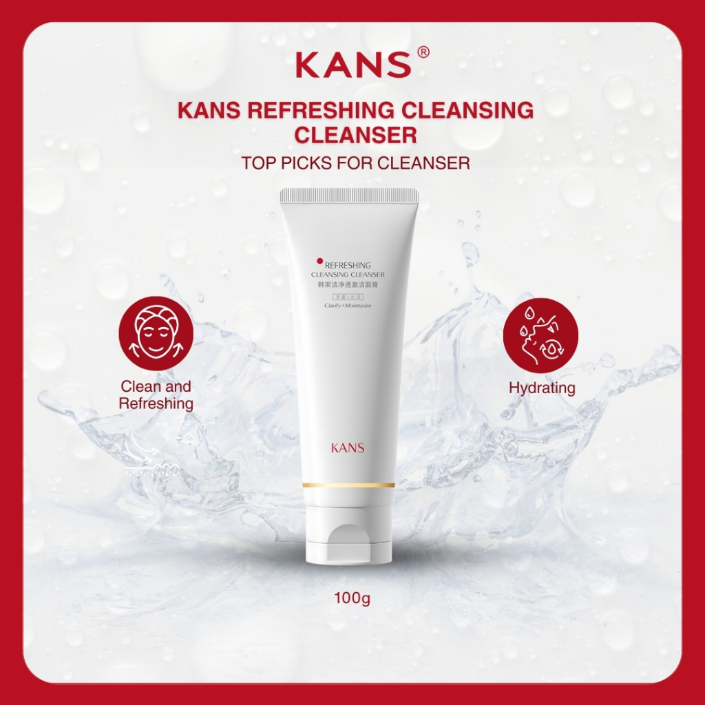 KANS Refreshing Cleansing Cleanser (100g) | Facial Wash | Pencuci Muka ...