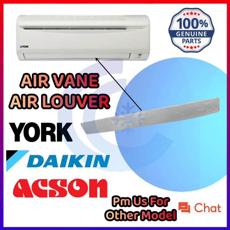 AIR VANE AIR LOUVER YORK DAIKIN ACSON YWM10L FTN10P AWM10N DISCHARGE ...