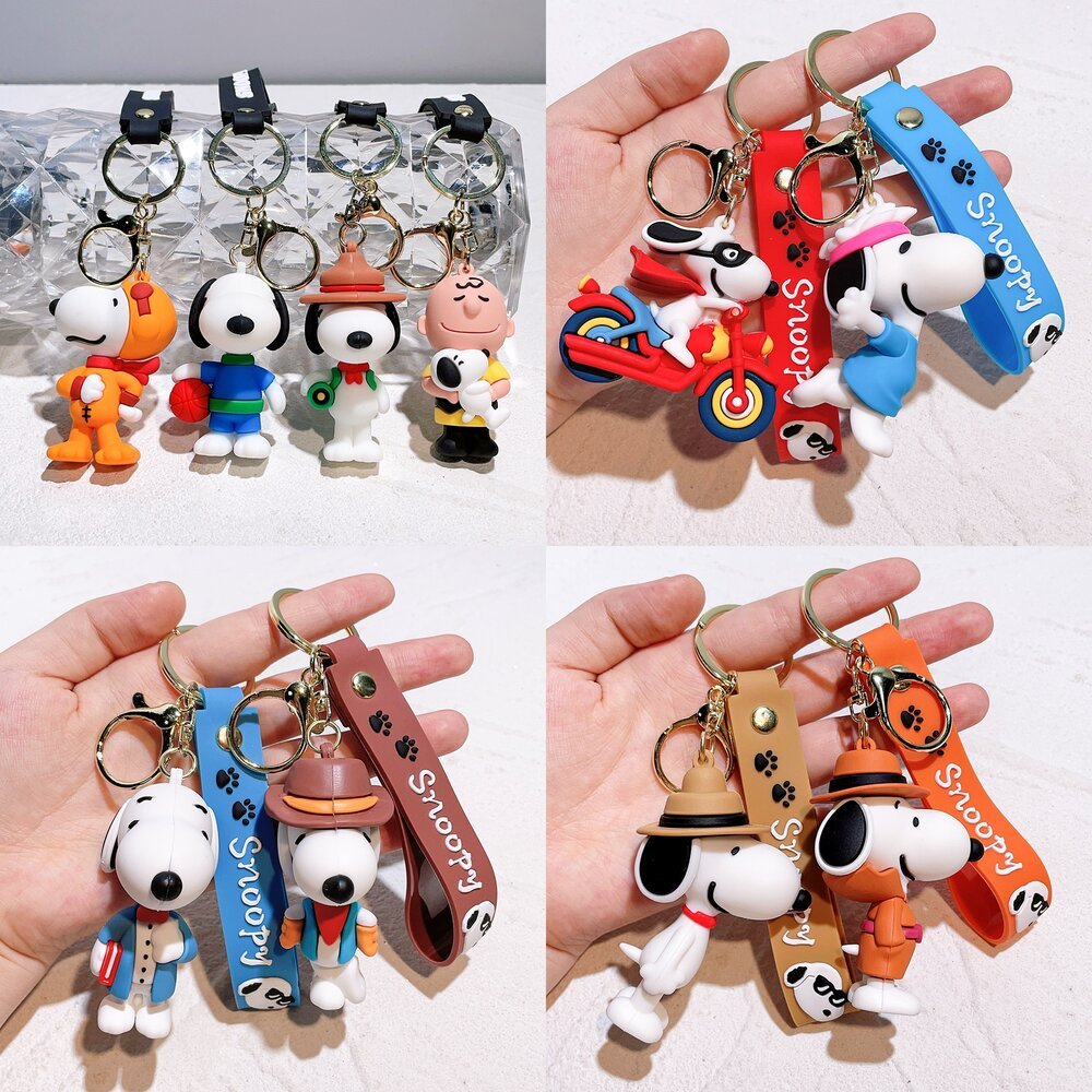 Snoopy Charlie Key Chain Cute Gift Key Ring Key Holder | Shopee Malaysia