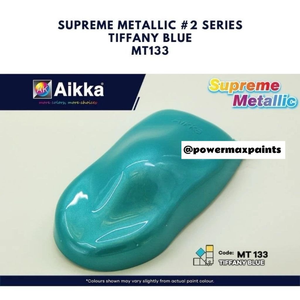 AIKKA MT133 TIFFANY BLUE SUPREME METALLIC 2K PAINT | Shopee Malaysia