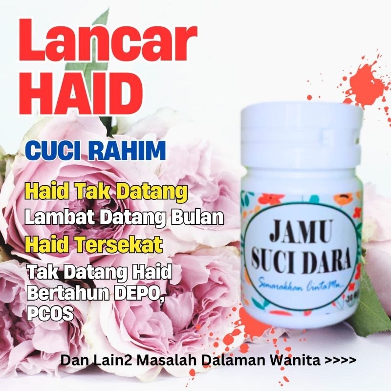 Original 💯 Cuci Rahim Tersumbat, Ubat Lancar Period, (menstruation ...