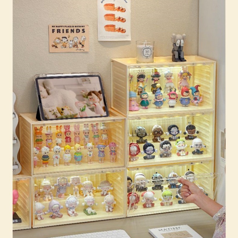 Blind Box Hand-Made Display Cabinet Pop Mart Container Acrylic Doll ...