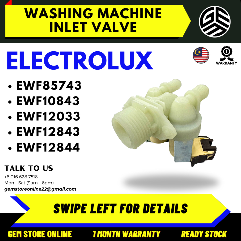 EWF85743 / EWF10843 / EWF12033 / EWF12843 / EWF12844 ELECTROLUX Front ...