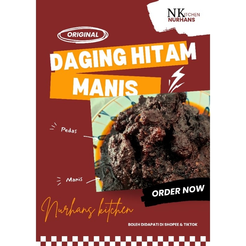 Daging Hitam Manis By Nurhan's Kitchen(200gram) | Shopee Malaysia