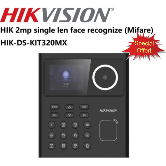HIK Face recognize Time Attendance/Door Access DS-KIT320MX (Mifare IC ...