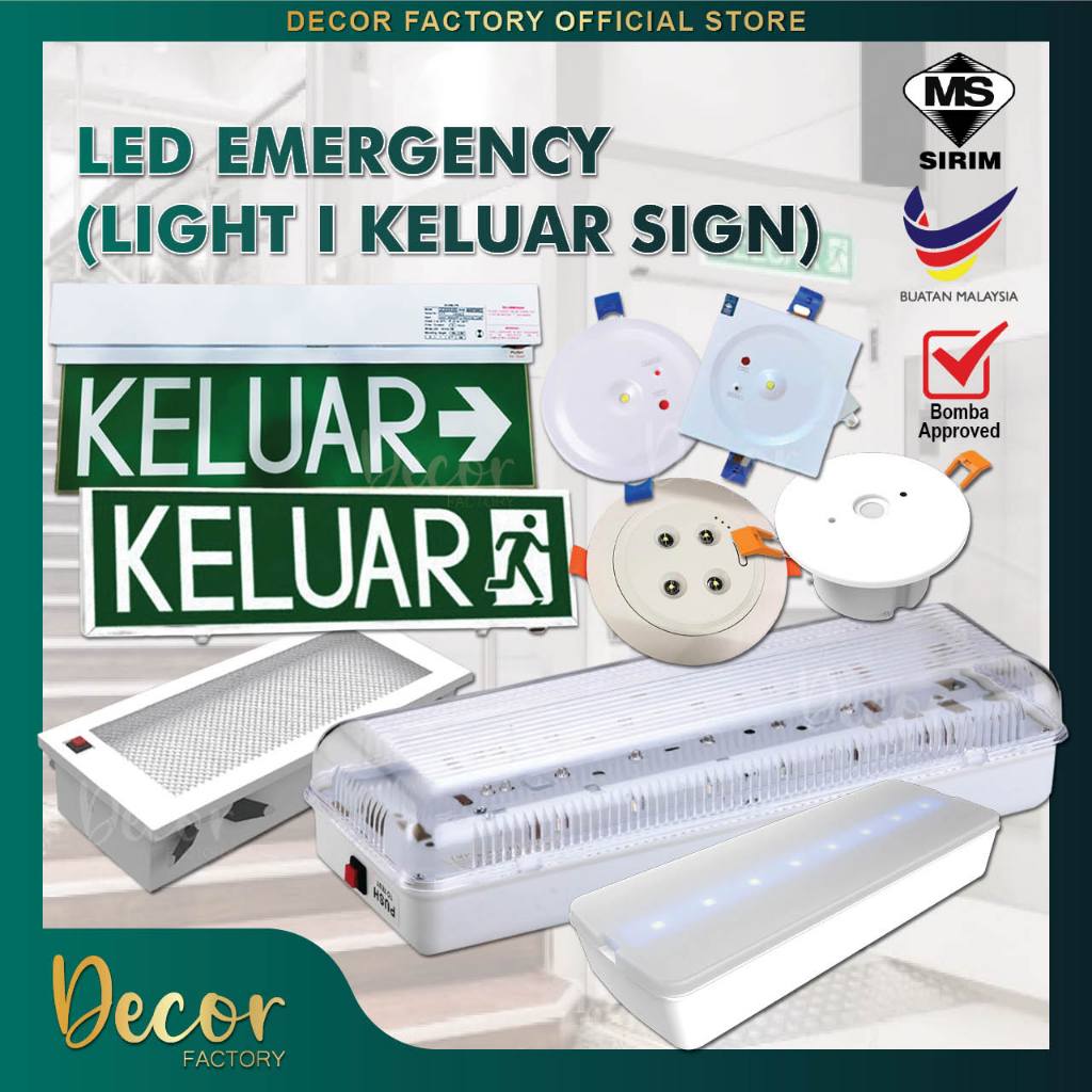 LED Emergency Downlight SMD LED Emergency Light White Recessed Type ...