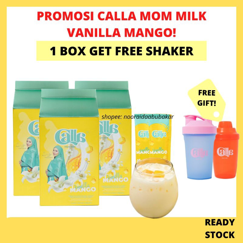 CALLA MOM MILK VANILLA MANGO ORIGINAL HQ | Shopee Malaysia