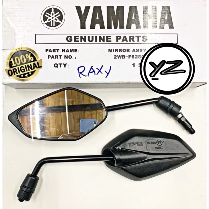 YAMAHA LC135/SRL115FI/EGO AVANTIZ SOLARIZ SIDE MIRROR ORIGINAL 100% ...