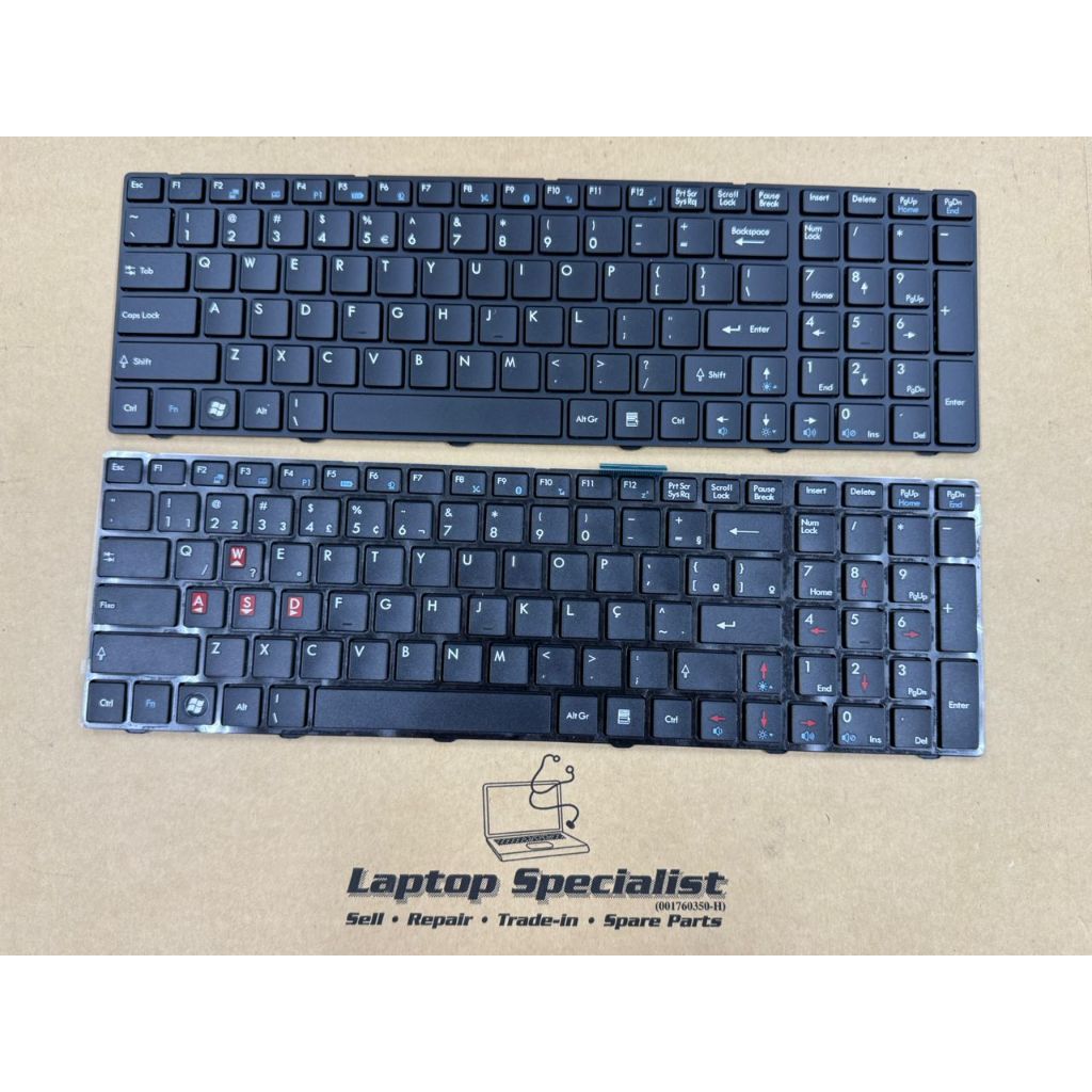 Original MSI CR650 Laptop Internal Keyboard (US/BR Version) | Shopee ...