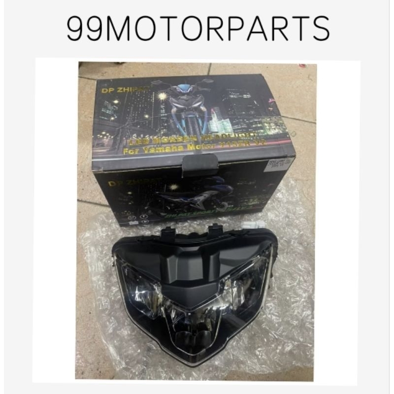 Lampu Depan Lampu LC V8 LED Headlight SMOKE besar zhipat LCv8 Head Lamp yamaha ZHI PAT SMOKE ...