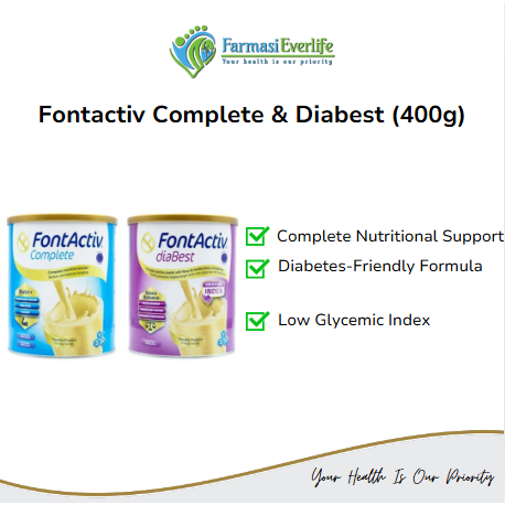 FontActiv Diabest & Complete (400g) December sales clearance stock 4/ ...