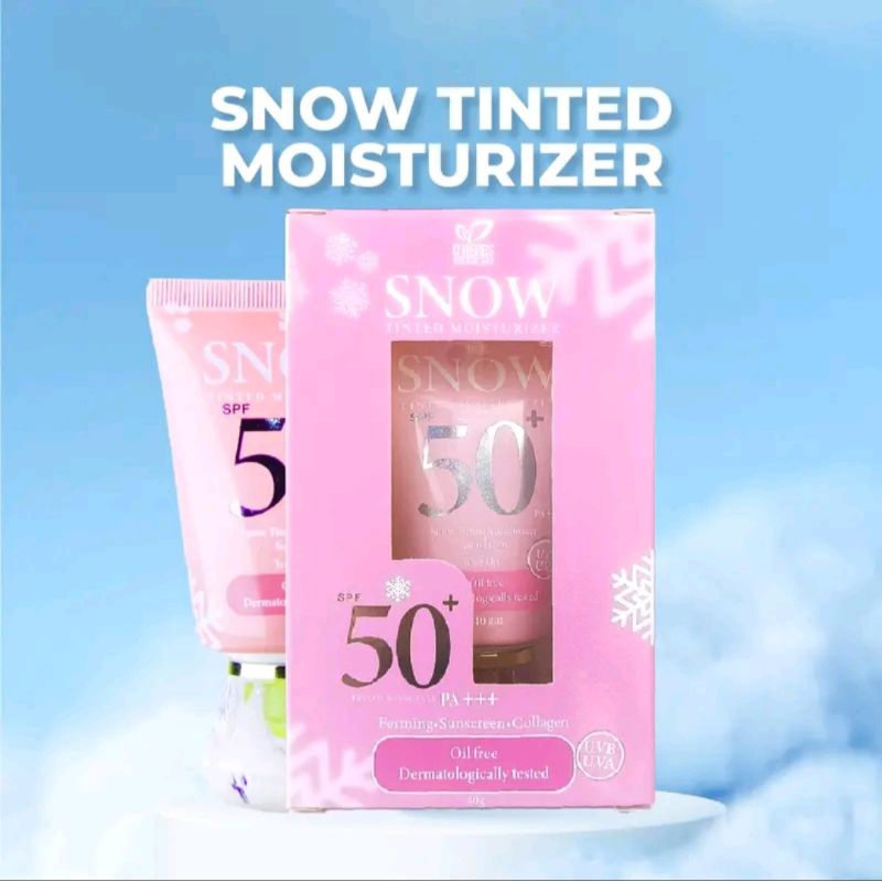 SNOW TINTED MOISTURISER/ SUNCREEN 3IN1 FULL COVERAGE DHERB | Shopee ...