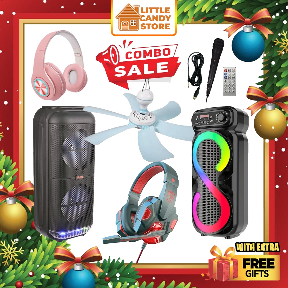 2025 New Year Exclusive Combo Pack Dual Horn Trolley Wireless Speaker ...