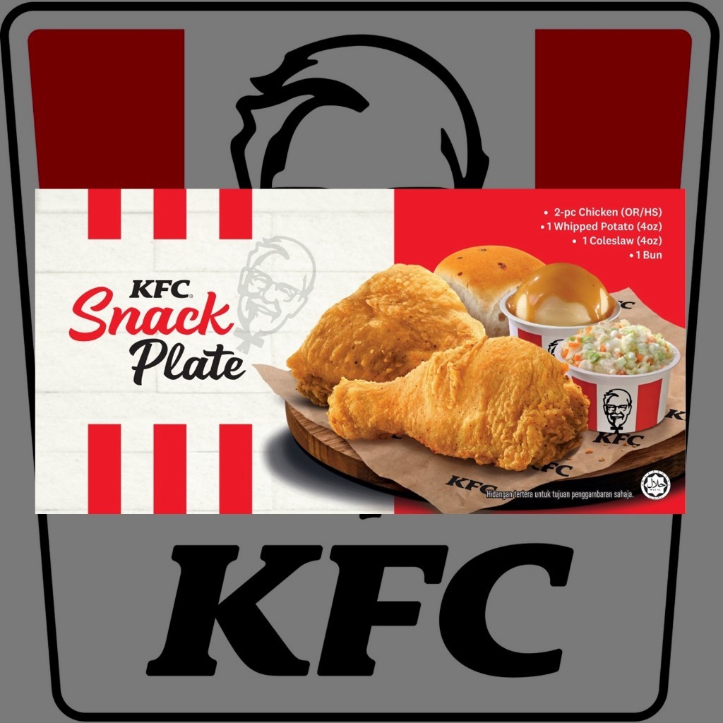 KFC 10pcs Meal Voucher Snack Plate | Shopee Malaysia