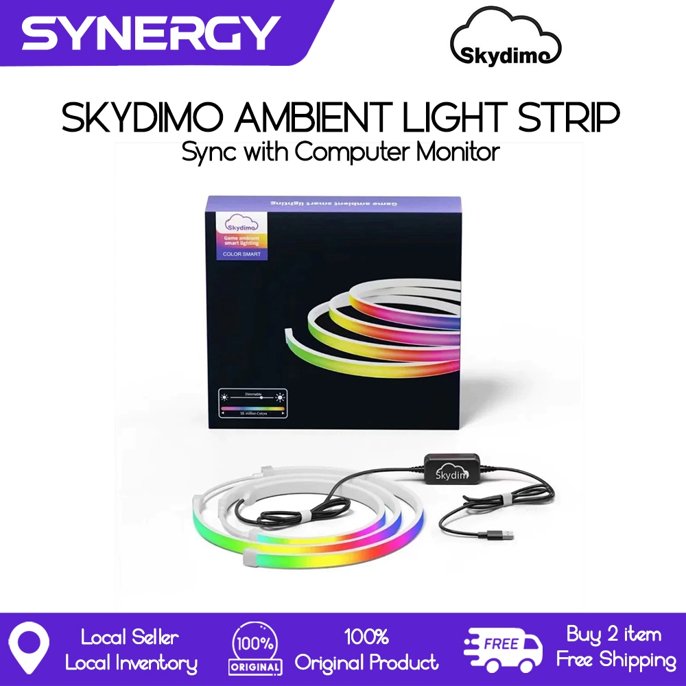 Skydimo Monitor Ambient RGB Light Strip with Software Control, USB ...