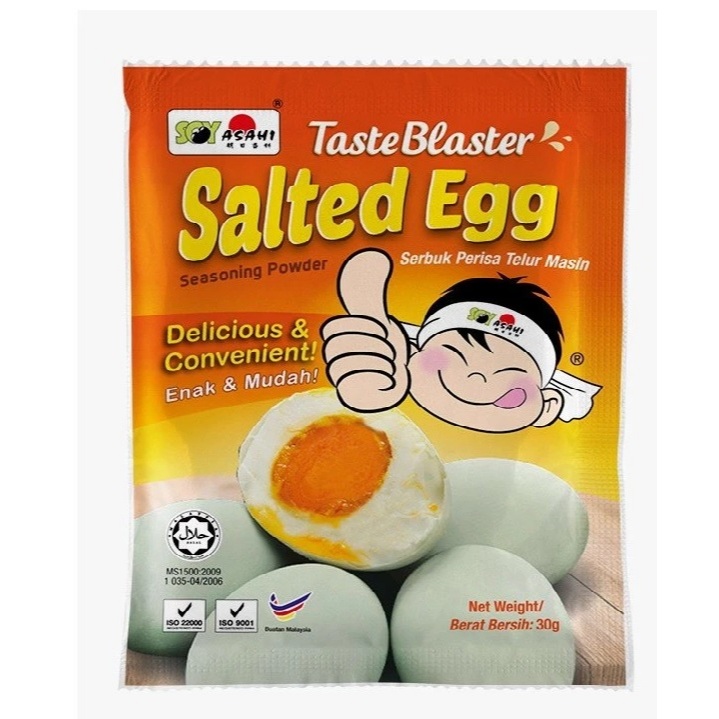 Soy Asahi Salted Egg Taste Blaster 30g// Serbuk Telur Masin 30g//咸蛋粉 30 ...