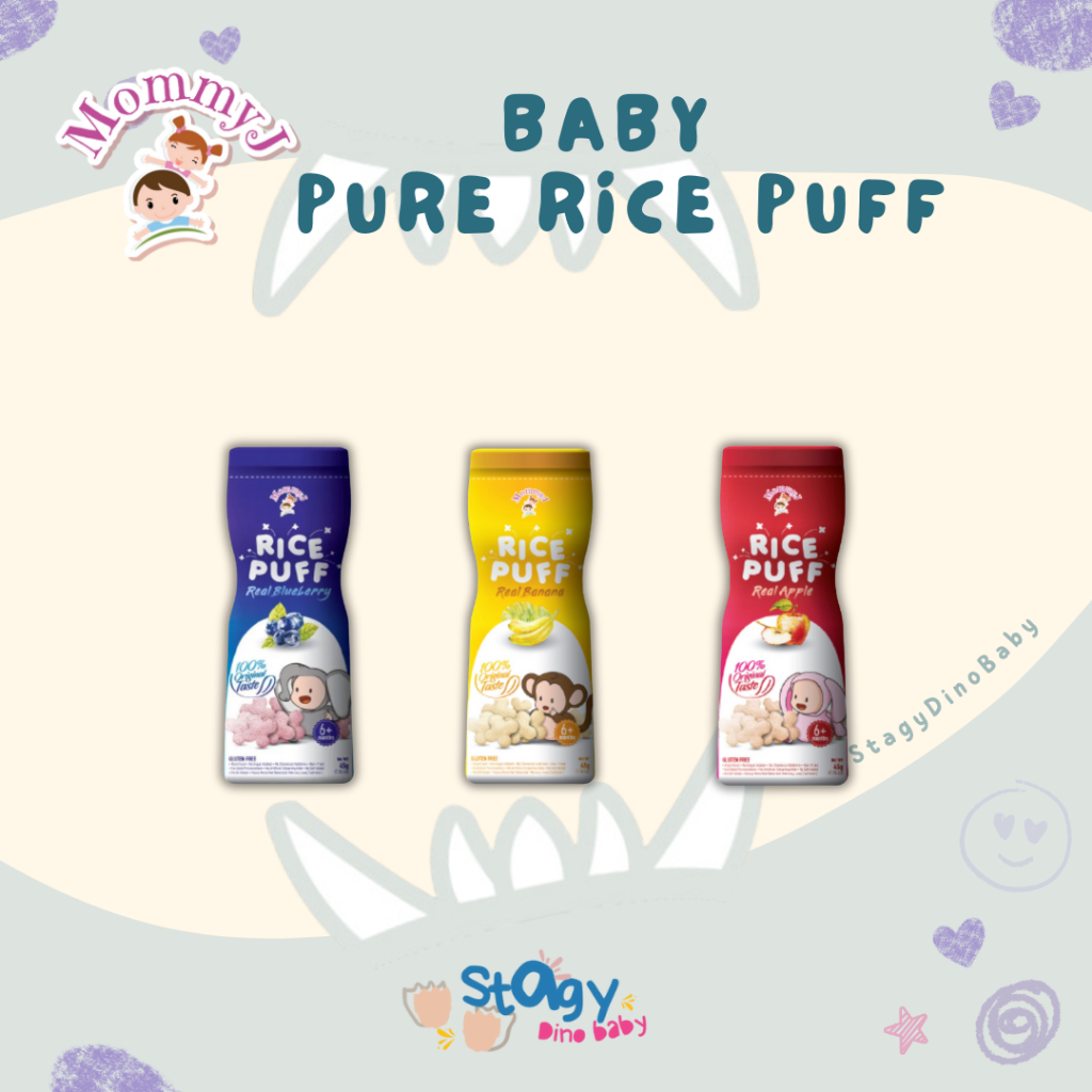 [🇲🇾 READY STOCK] Mommy J Baby Rice Puffs- 3 flavours (6M+) | Shopee ...