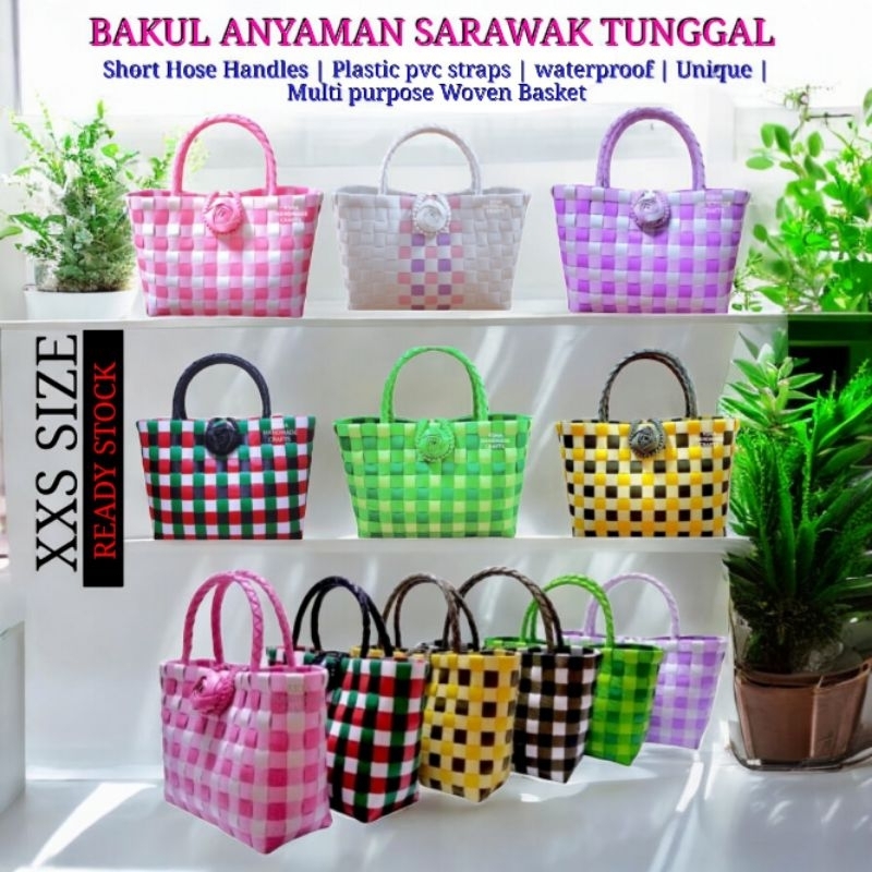 READY STOCK!! BAKUL ANYAMAN TUNGGAL MINI XXS 10cm x 20cm x 15cm SIZE ...
