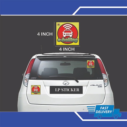 GRED AAA STICKER E-HAILING / ROADTAX STICKER / STICKER BIASA /LEKAT ...