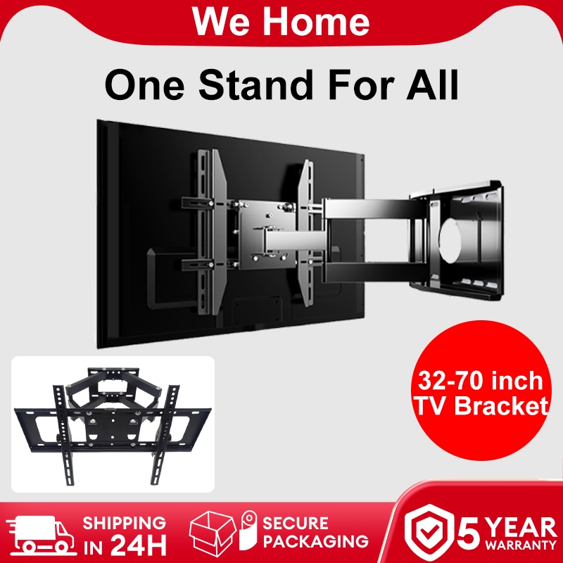 TV Bracket Universal TV Wall Mount Stand （32”-70”） TV Bracket Full Set ...