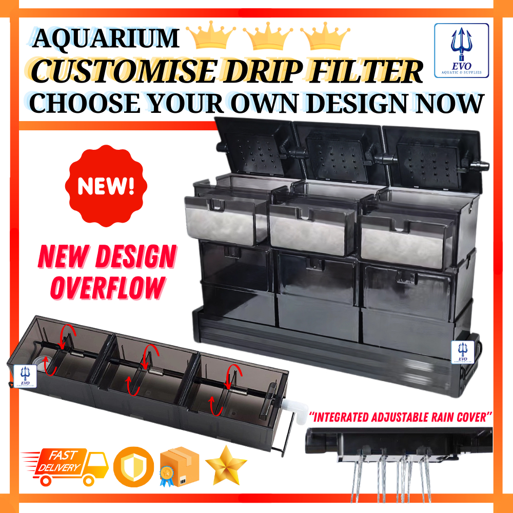 🔥READY STOCK🔥 NEW Aquarium Top Filter Box Drip Box Trickle Box ...