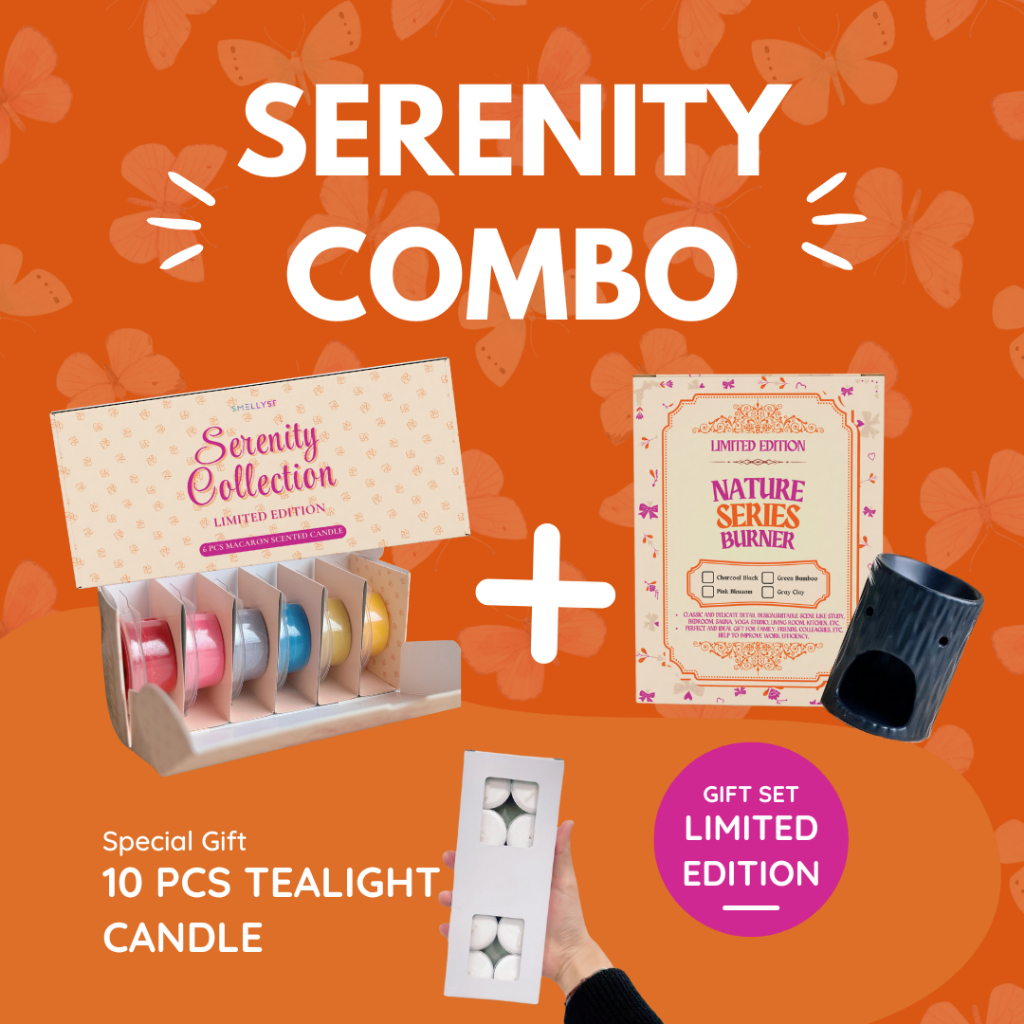 SERENITY COMBO SET - GIFT SET - CANDLE MELTS - STARTER PACK - HOME FRAGRANCE | Shopee Malaysia