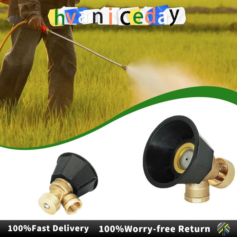 Black Cyclone Atomizing Spraying Nozzle Agricultural Adjustable High ...