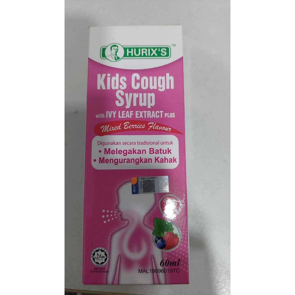 Hurix's Kids Cough Syrup Ivy Leaf 60ml EXPIRY: Sept 2025 ***FREE FACE ...