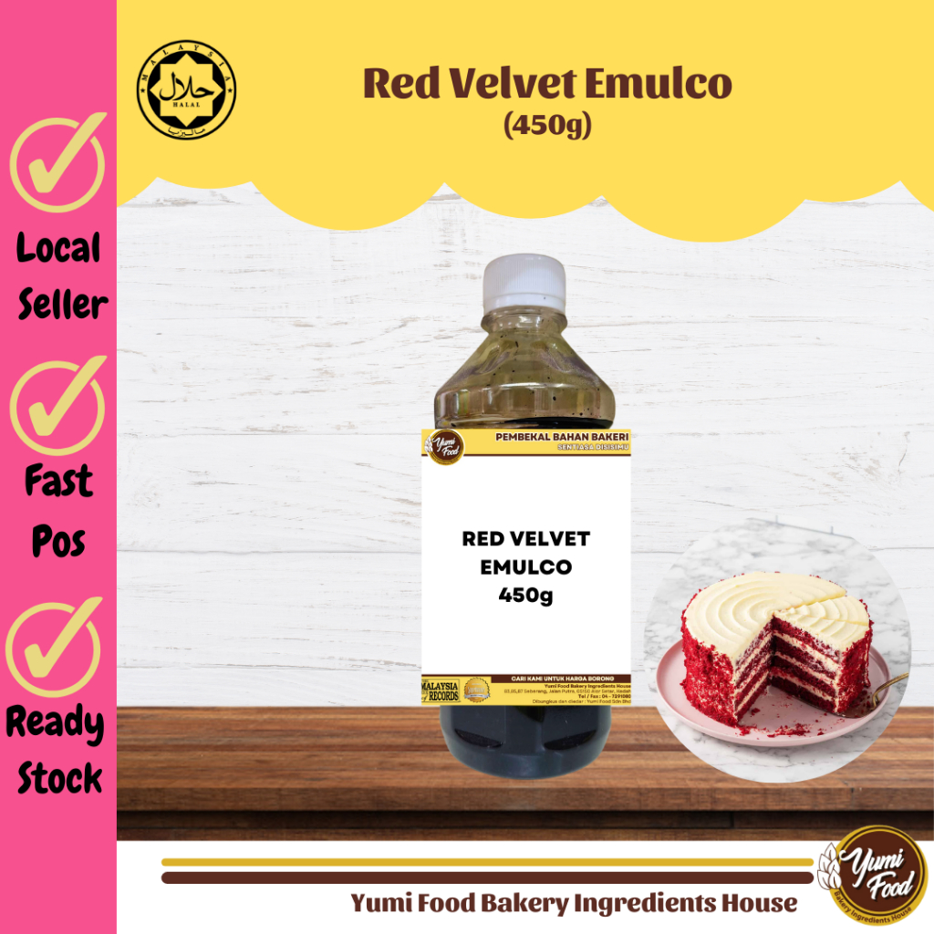 [RED VELVET EMULCO] Perisa |Pewarna |Esen / Artificial Food Colouring ...
