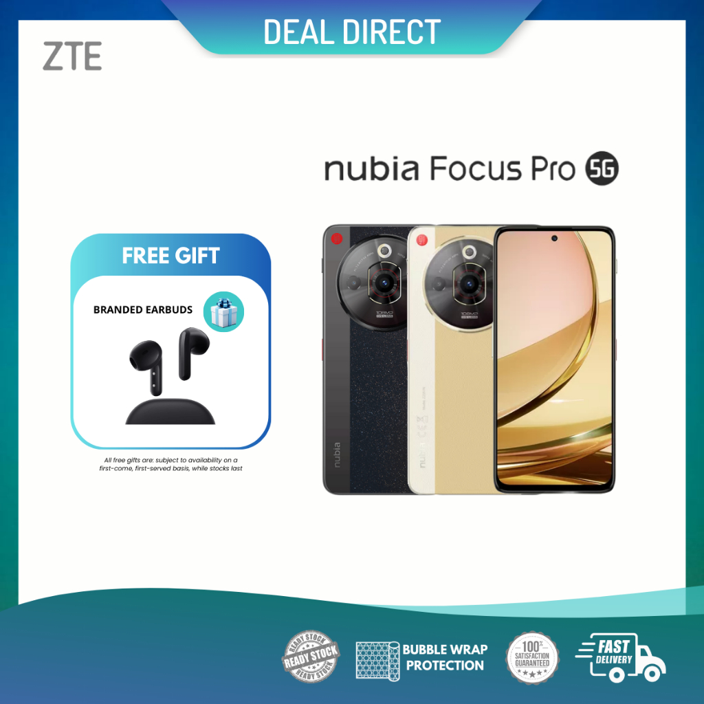 Nubia Focus Pro 5G (20GB*RAM+256GB ROM) | ZTE Nubia Malaysia Warranty | Shopee Malaysia